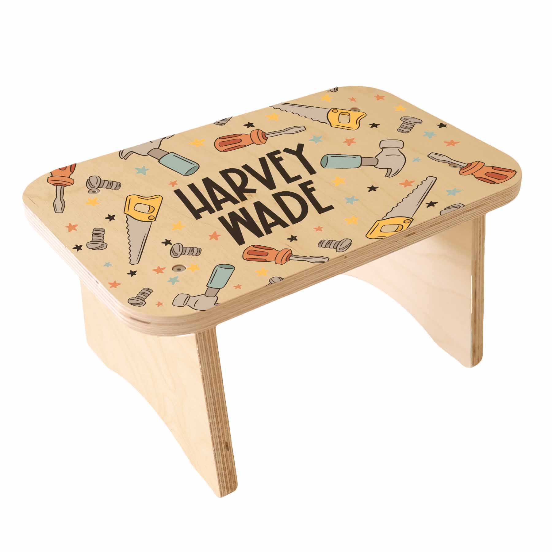 Kids Personalized Step Stool | Hammer Time – Caden Lane