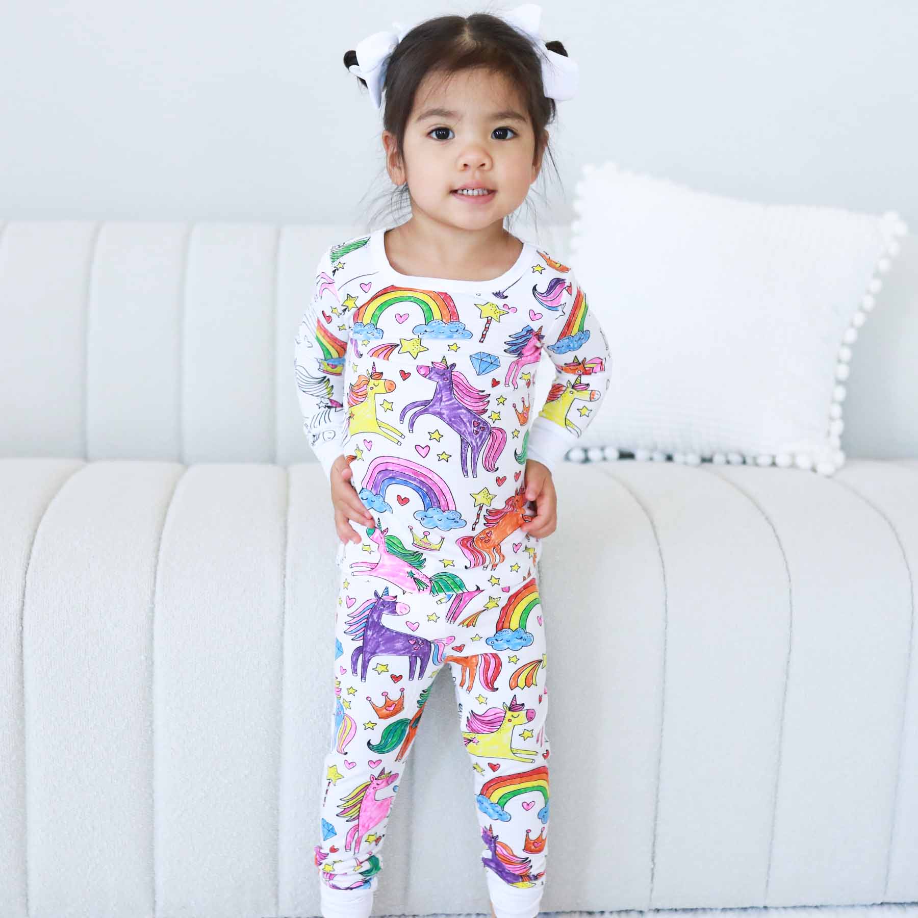 Colorable Two Piece Pajama Sets | Caden Lane