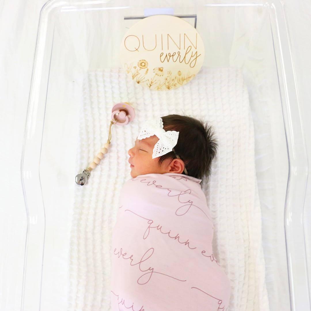 Personalized Garden Wood Announcement For Hospital | Caden Lane