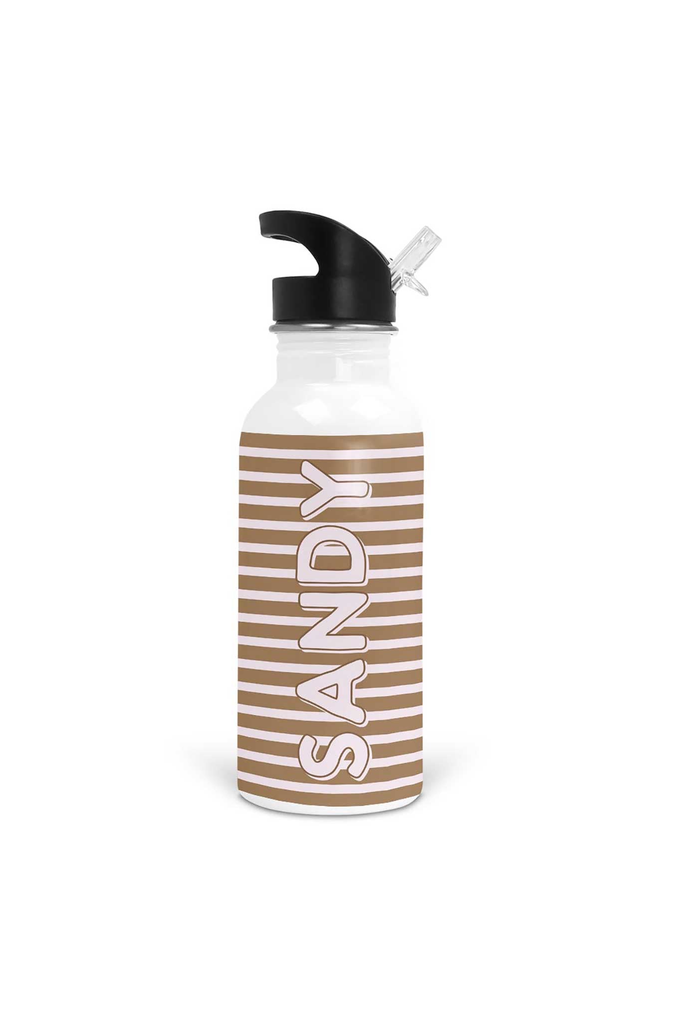 Sandy Stripes Personalized Kids Water Bottle | Caden Lane