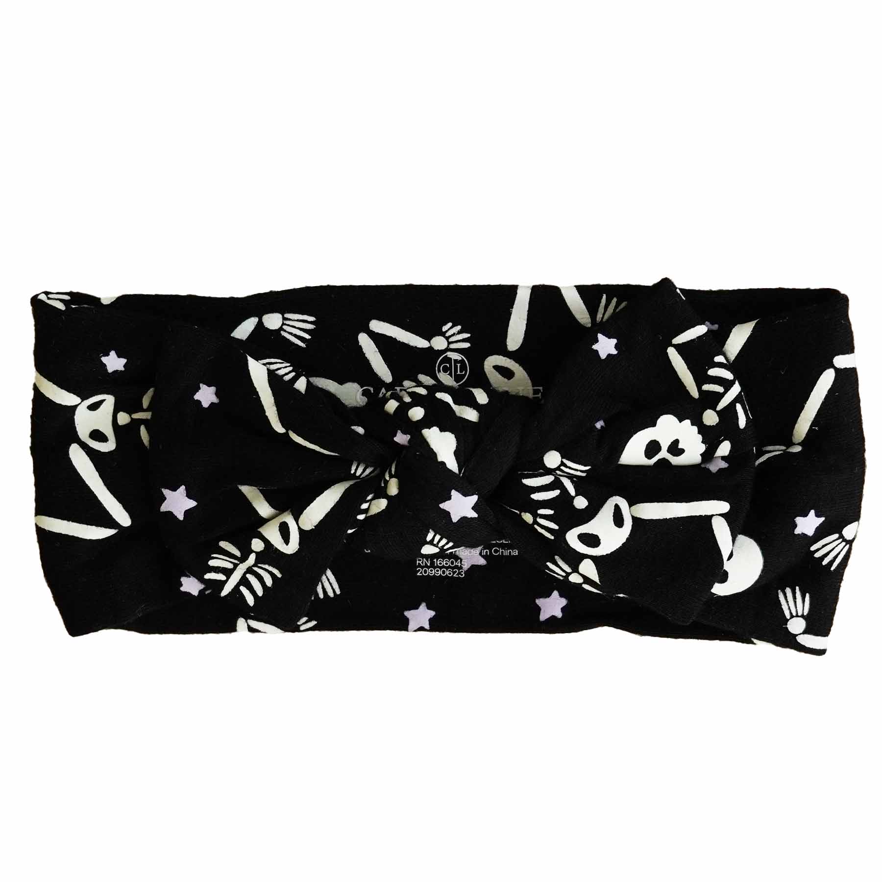 Baddie Bones Knit Large Bow Headwrap | Caden Lane